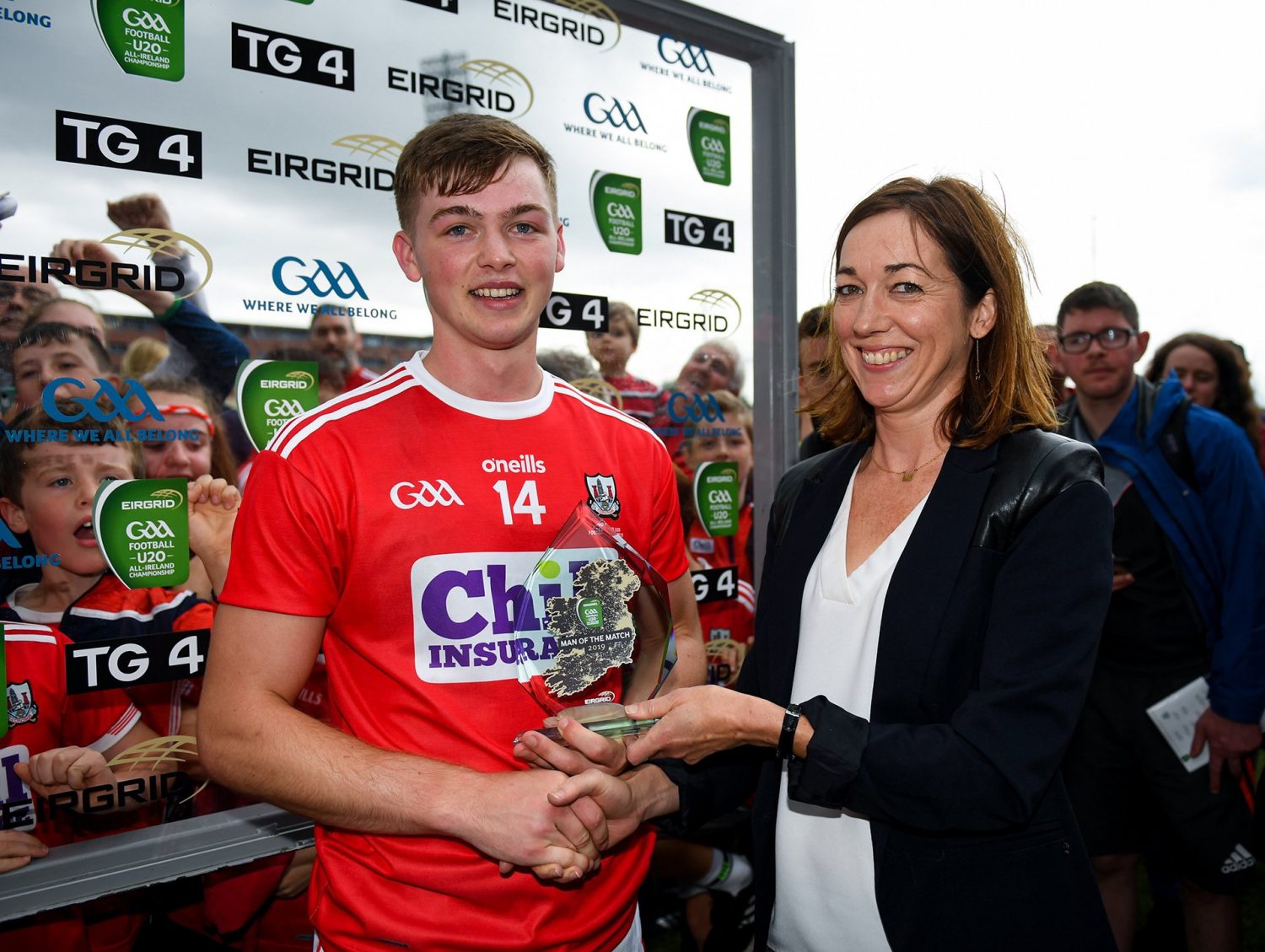 Cathail O’Mahony of Cork wins the Munster Under 20 Footballer of the ...