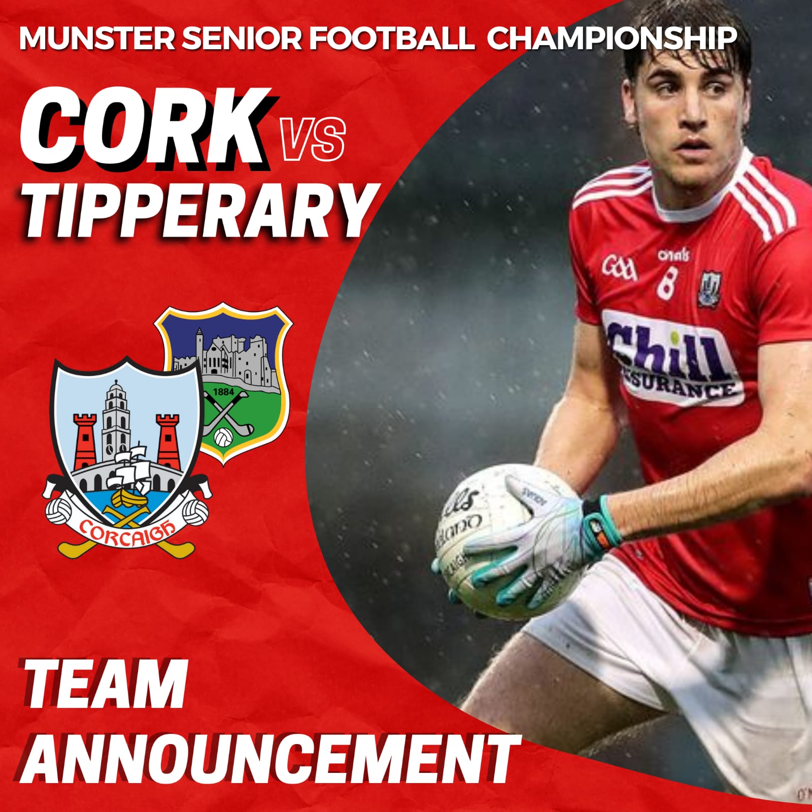 Cork Senior Football Team announced. - Cork GAA