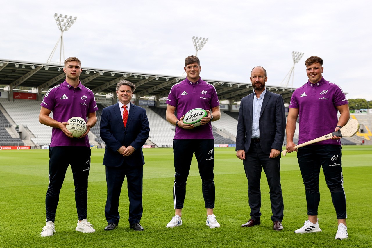 Cork GAA Welcome Munster Rugby CEO & Munster players to SuperValu Páirc ...