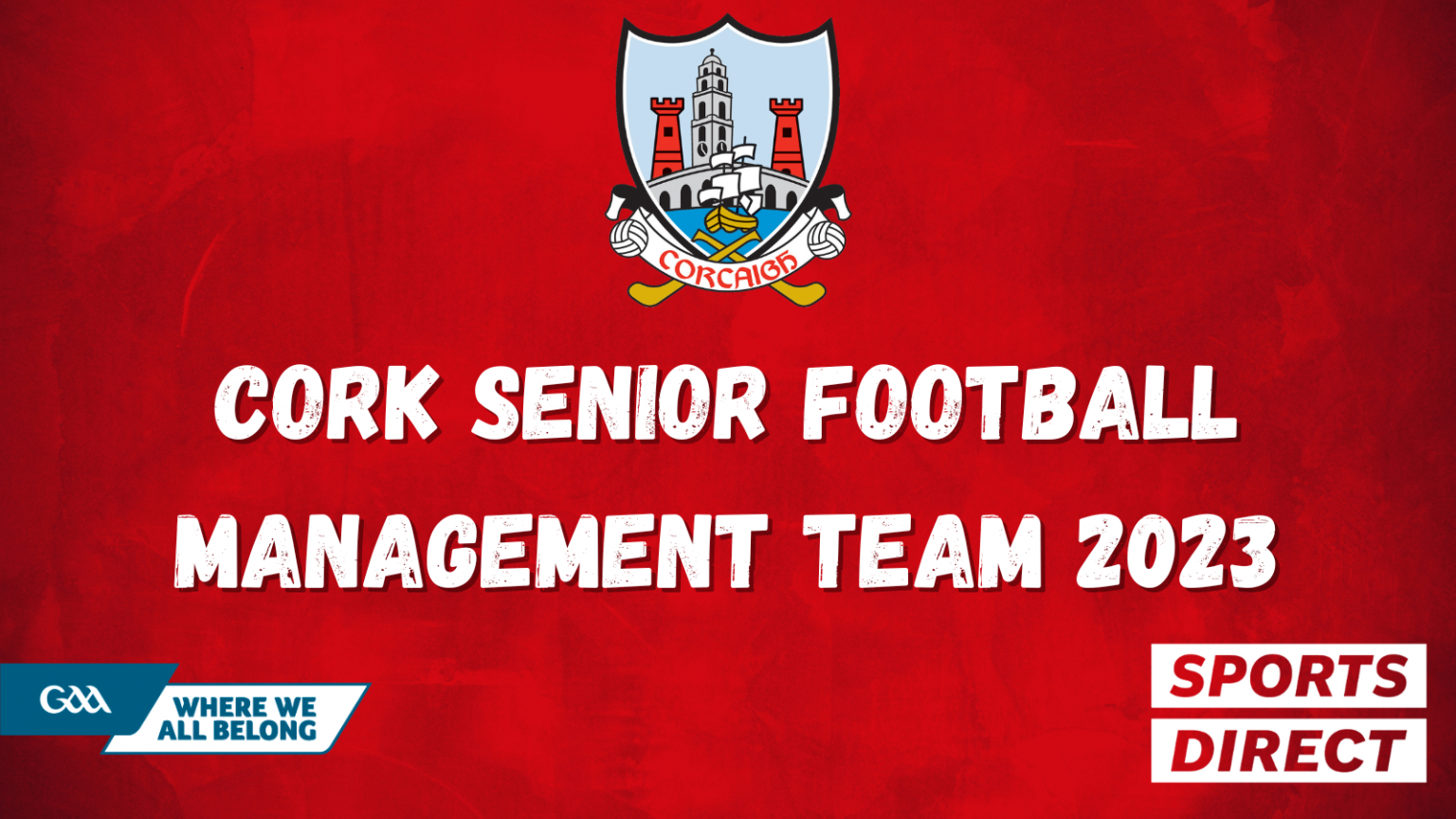 Cork Senior Football Management Team 2023 – Cork GAA