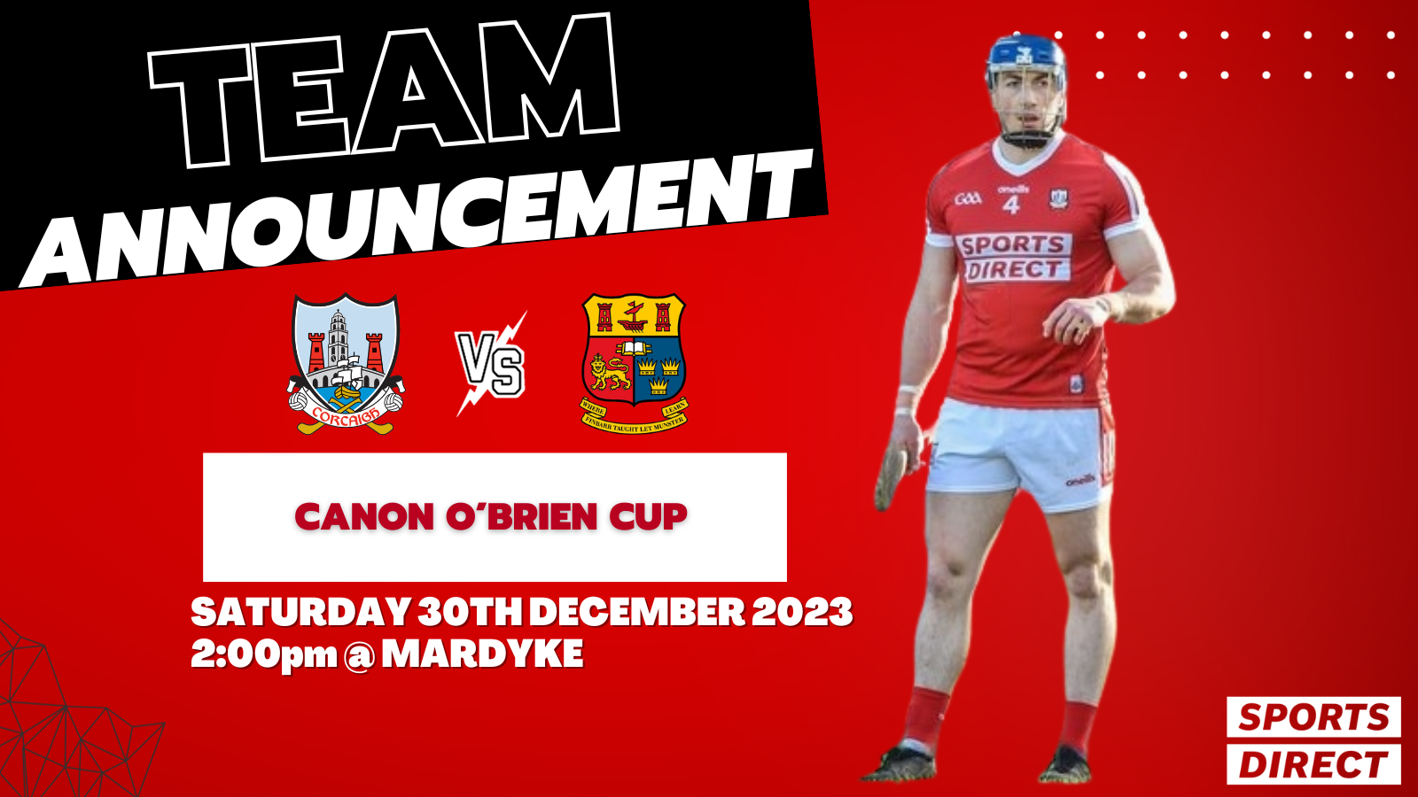 The Cork Senior Hurling team to play UCC in the Canon O’Brien Cup has ...