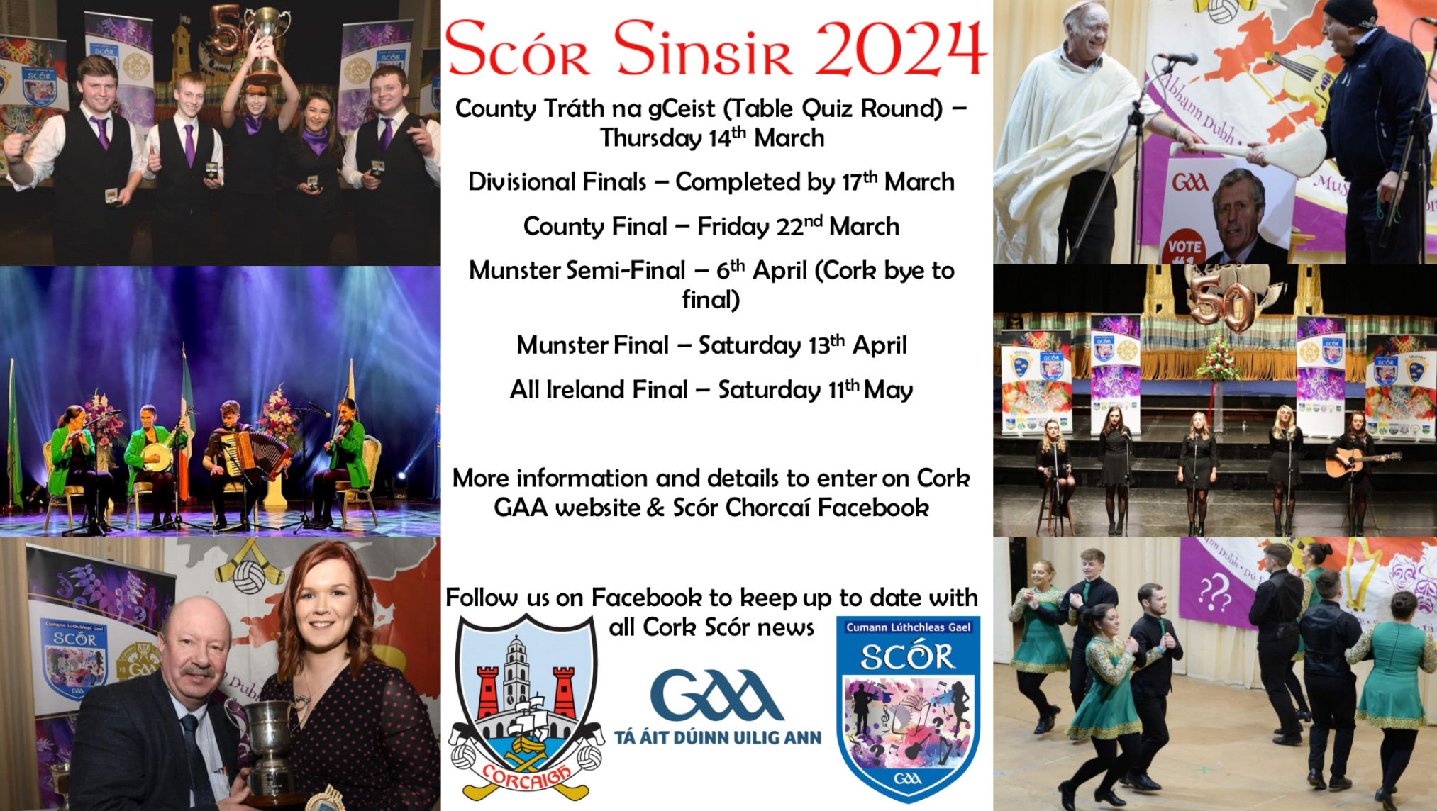 SCOR SINSIR 2024 set to take place across the county – Cork GAA