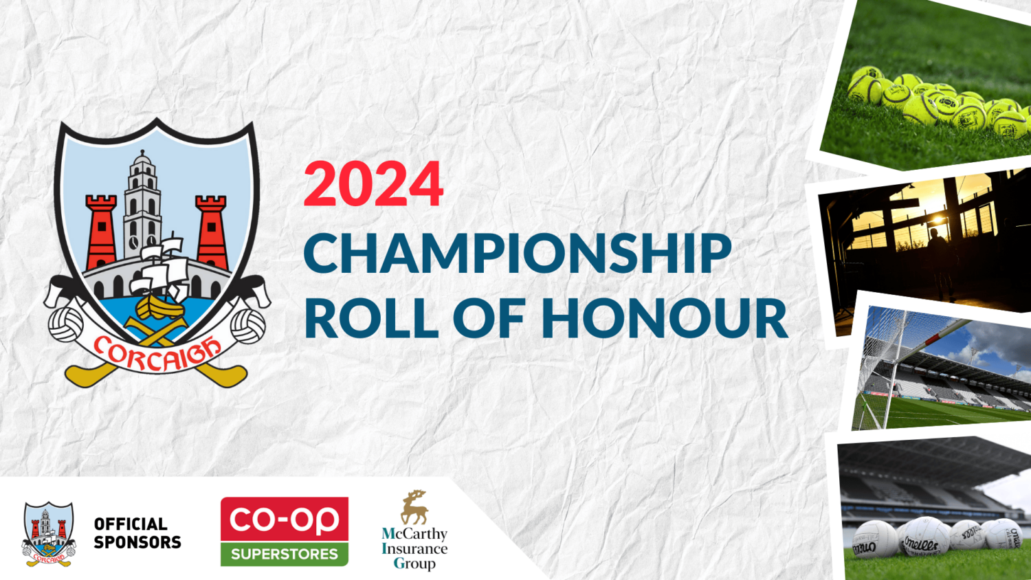 Championship Winners 2024 – Cork GAA