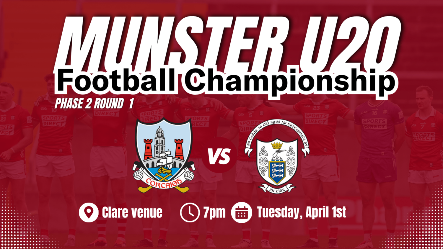 Munster U20 FC | Clare vs Cork – Cork GAA