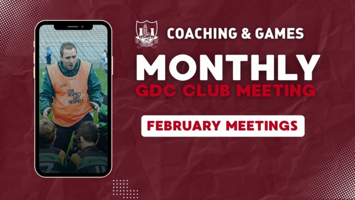 Coaching and Games Development Club Meetings for February – Cork GAA